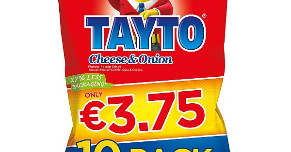 Tayto Cheese & Onion Multipack (6 Pack) - Crisps| Irish Corner Shop